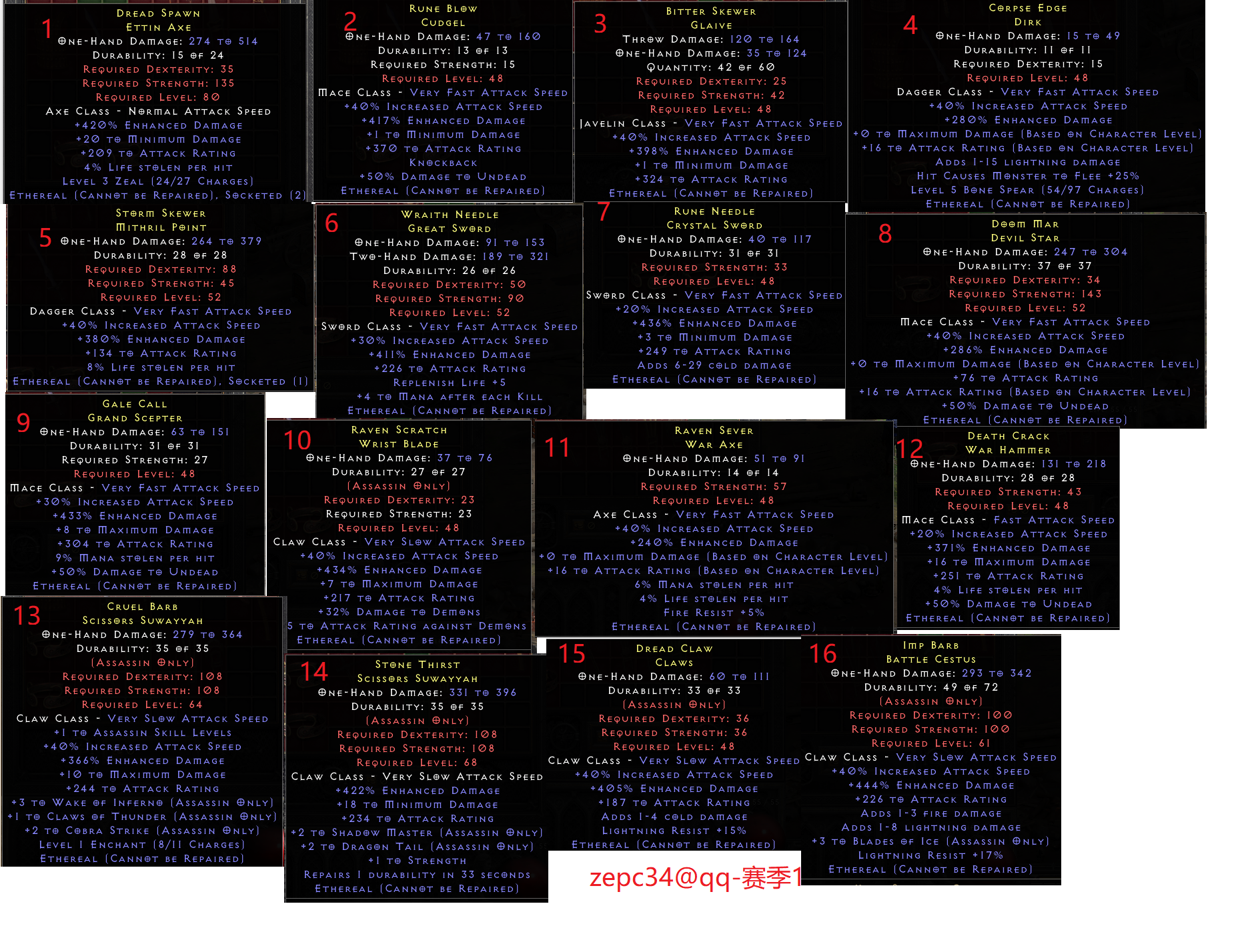 Xh23 Sexy Eth Weapons Ias Cruel Fools Erep - Topic - d2jsp