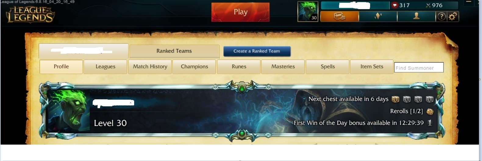 Plat border account, EUW, 100+ champs, 35skins, 12+ rune pages - EpicNPC