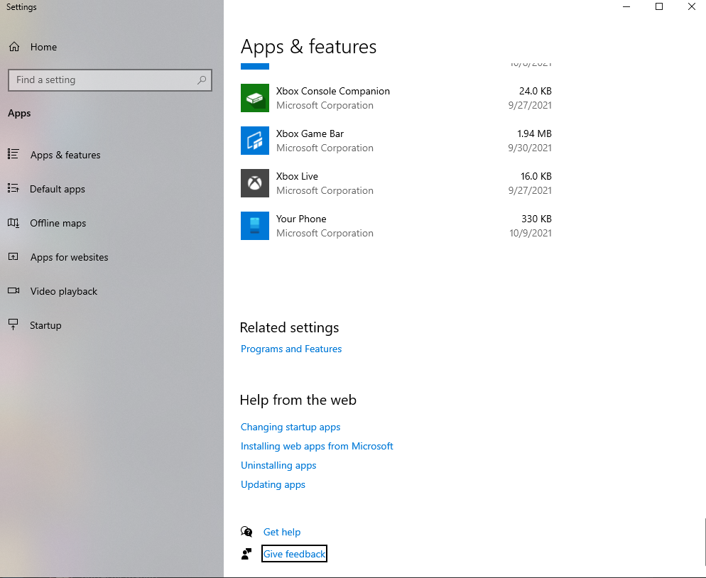Cursor Cycles Through Applications on the Start Menu and File Explorer ...