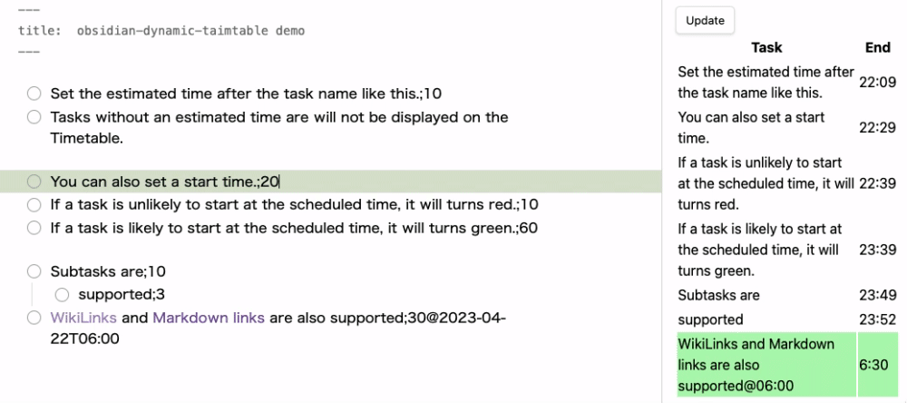 GitHub - L7Cy/obsidian-dynamic-timetable: Calculate the estimated ...