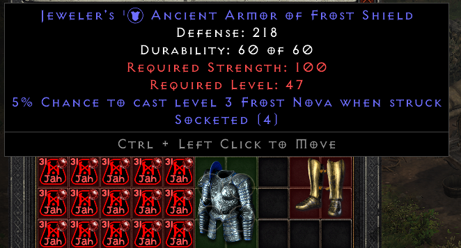 Iso Nova Chance When Struck Items - Topic - d2jsp