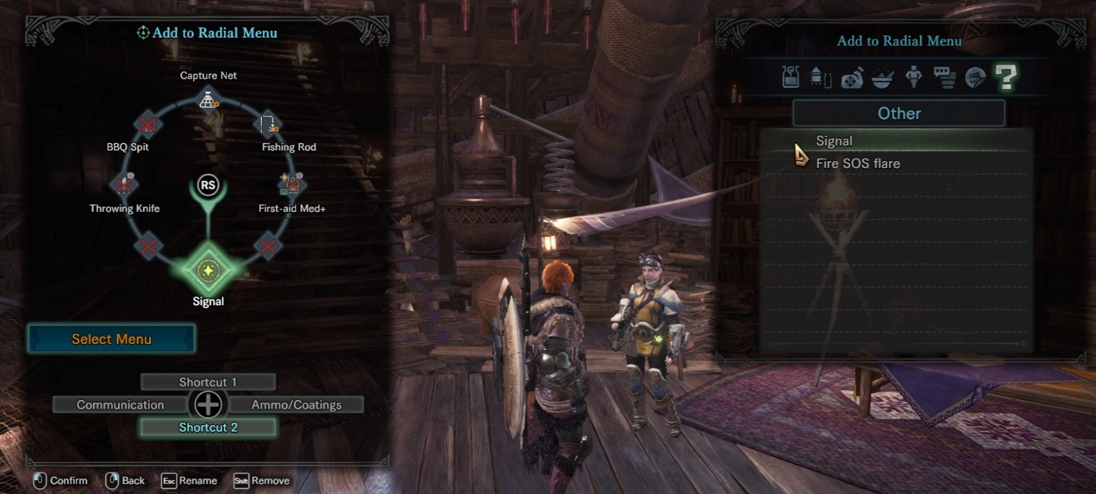 How do you send basic messages on the right side (thank you/good job ...