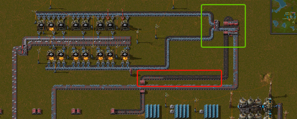 I finished my smelting array(thanks to all of you who has given me advice) : r/factorio