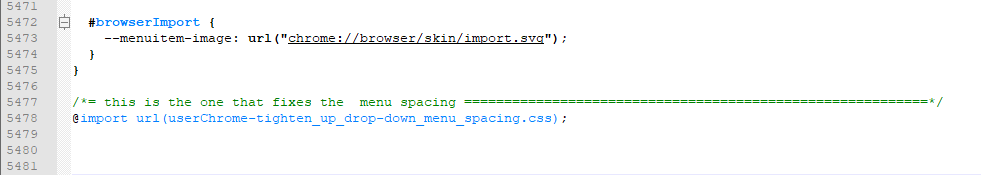 How to fix the drop down menu padding? : r/waterfox