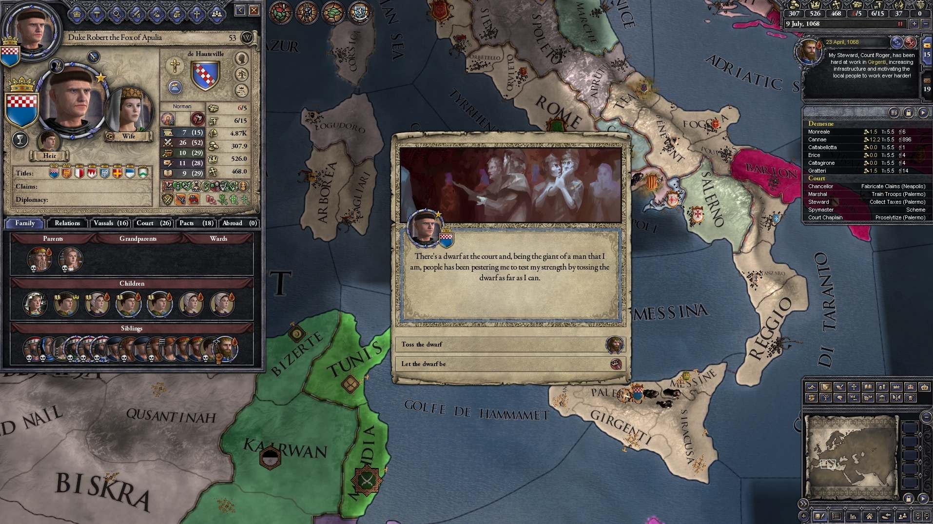 Dwarf Toss! : CrusaderKings