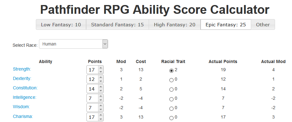 You have been blessed by RNG and have a stat array of all 18s (before ...