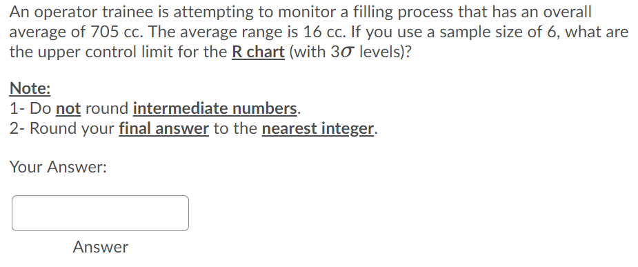 Solved An operator trainee is attempting to monitor a | Chegg.com