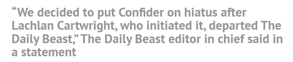 Daily Beast media newsletter 'Confider' likely dead after editor at ...