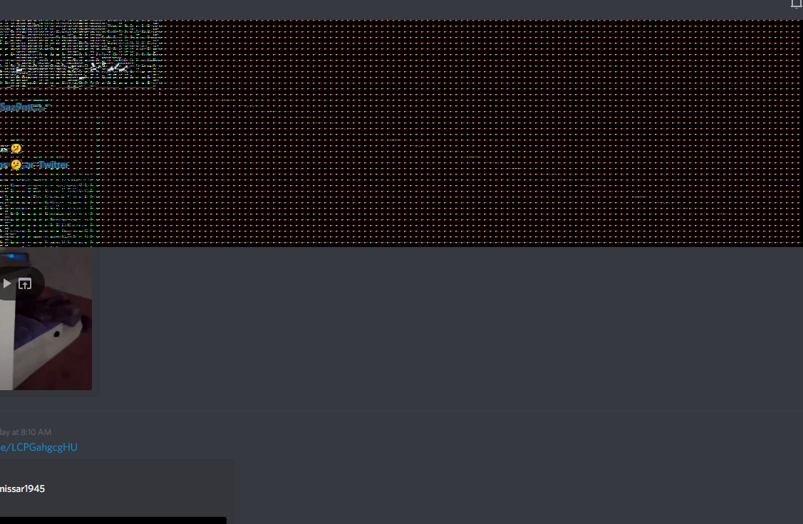 Weird visual bug. Only happens in the discord app. : r/discordapp