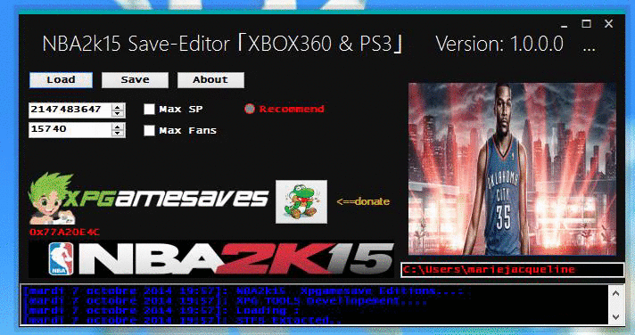 [v1]Nba 2k15 save editor ][TEAM-ABRAXAS]- Xbox 360 Mod Tool | XPG ...