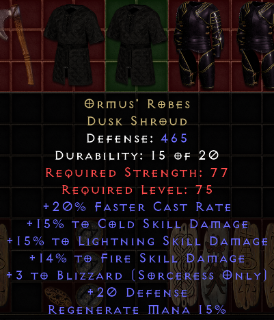 2x Blizz Ormus 15% Cold - Topic - d2jsp