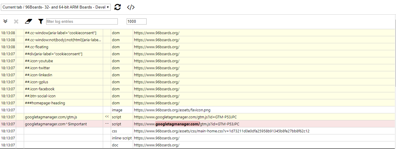Element picker cannot be toggled before a site is fully loaded · Issue #135 · uBlockOrigin ...