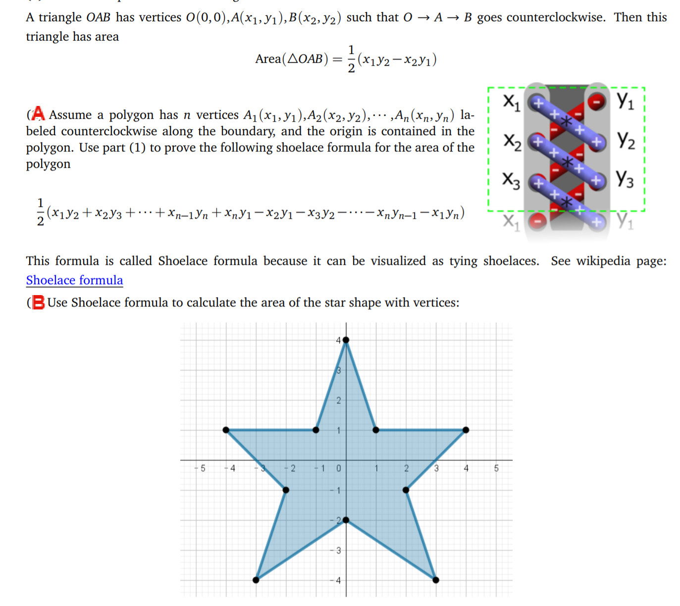 Solved A triangle OAB has vertices 0(0,0),A(x1,y1), B | Chegg.com