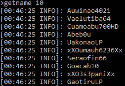 NameGenerator | Generate normal Names with "API" | SpigotMC - High ...