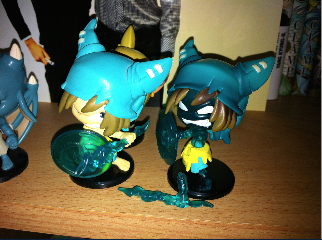 La figurine de Yugo du pack Eliotrope est arrivée avec son bras arraché ...