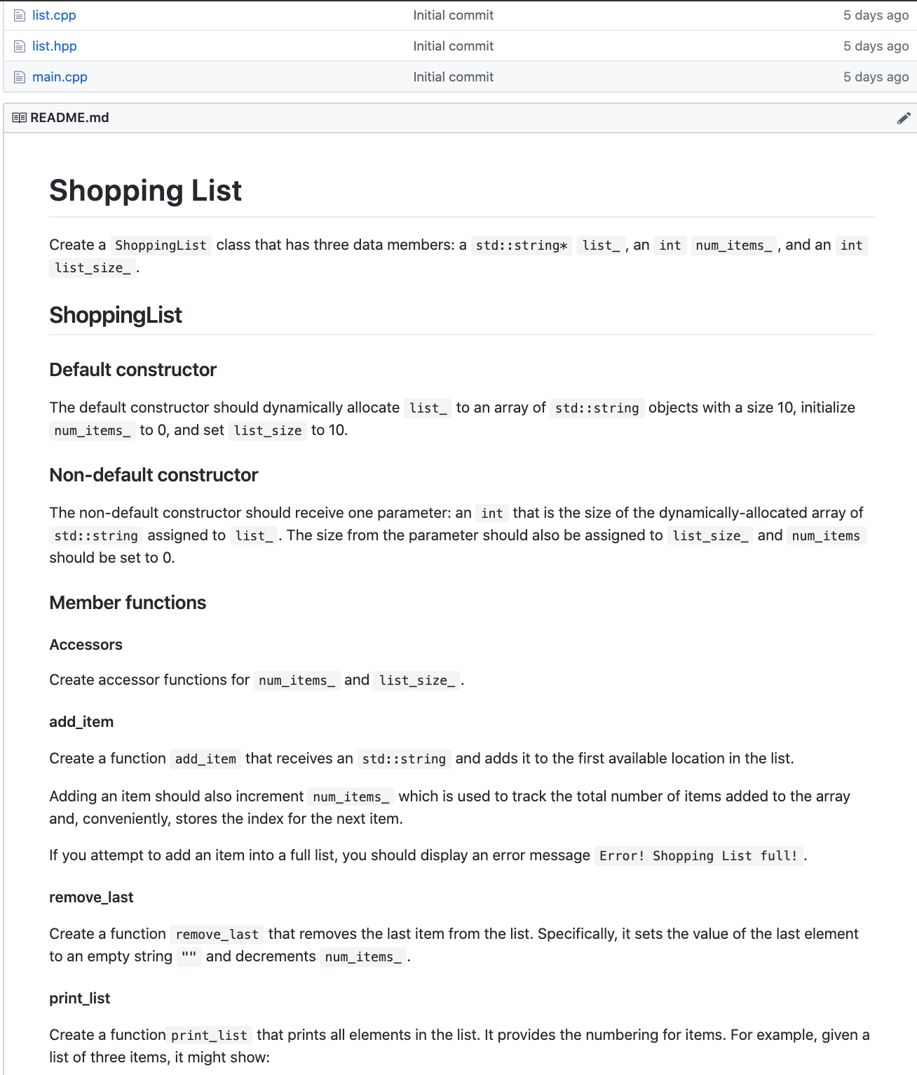 Solved List Cpp Initial Commit 5 Days Ago List Hpp Initial