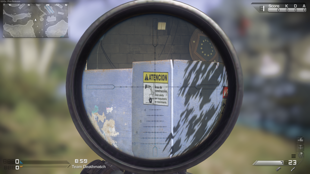 Does anyone know how IW made the parallax, eye box, and scope shadow ...