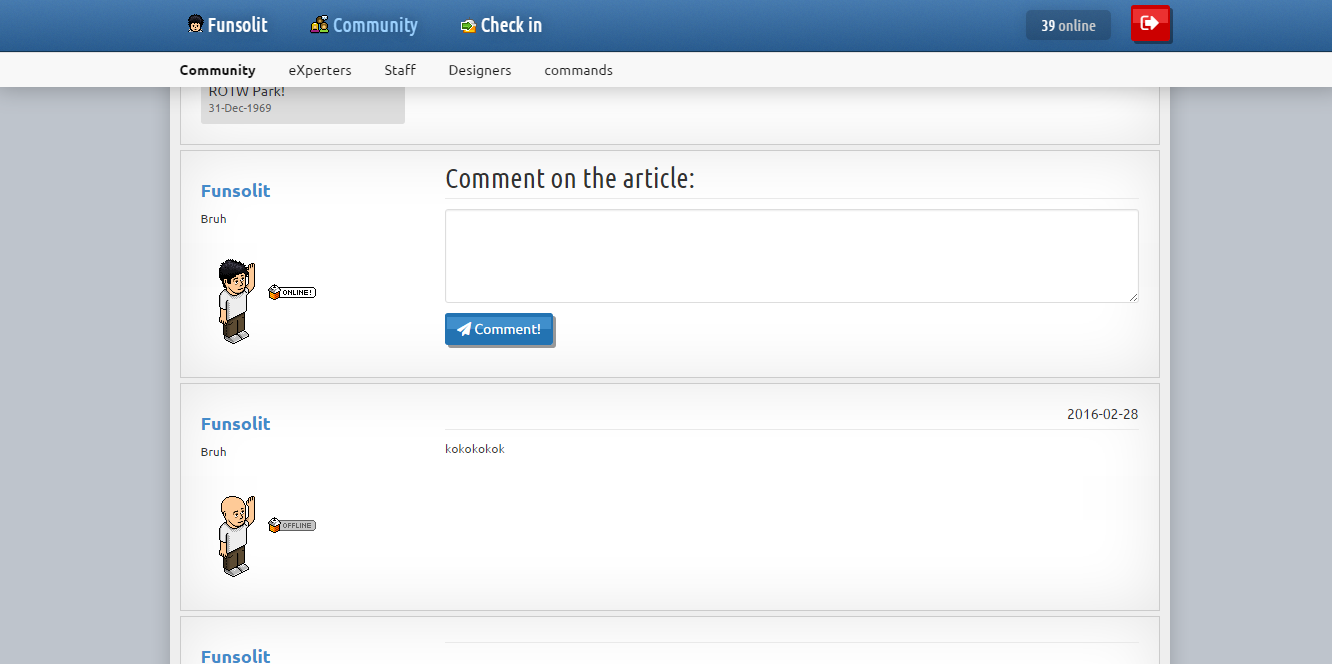 Shock (RevCMS skin) (Look-a-like habin,sjovt,habbiz cms) | RaGEZONE ...
