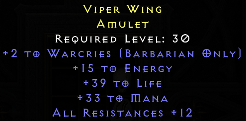 Lld 30 Barb Wc Amu Or Akara? - Topic - d2jsp