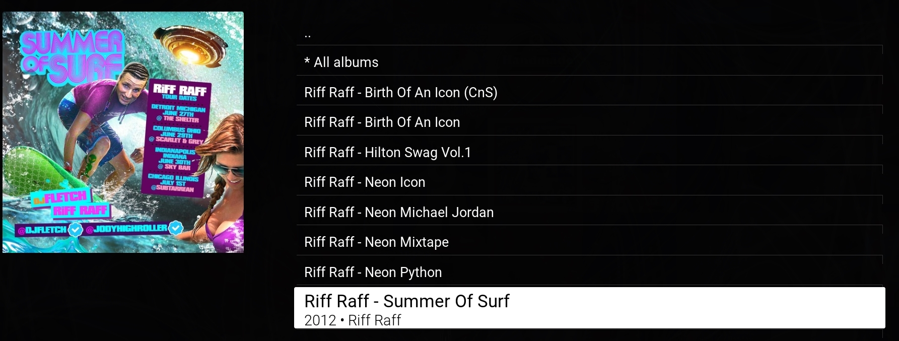 Riff raff mixtape discography download? : r/riffraff