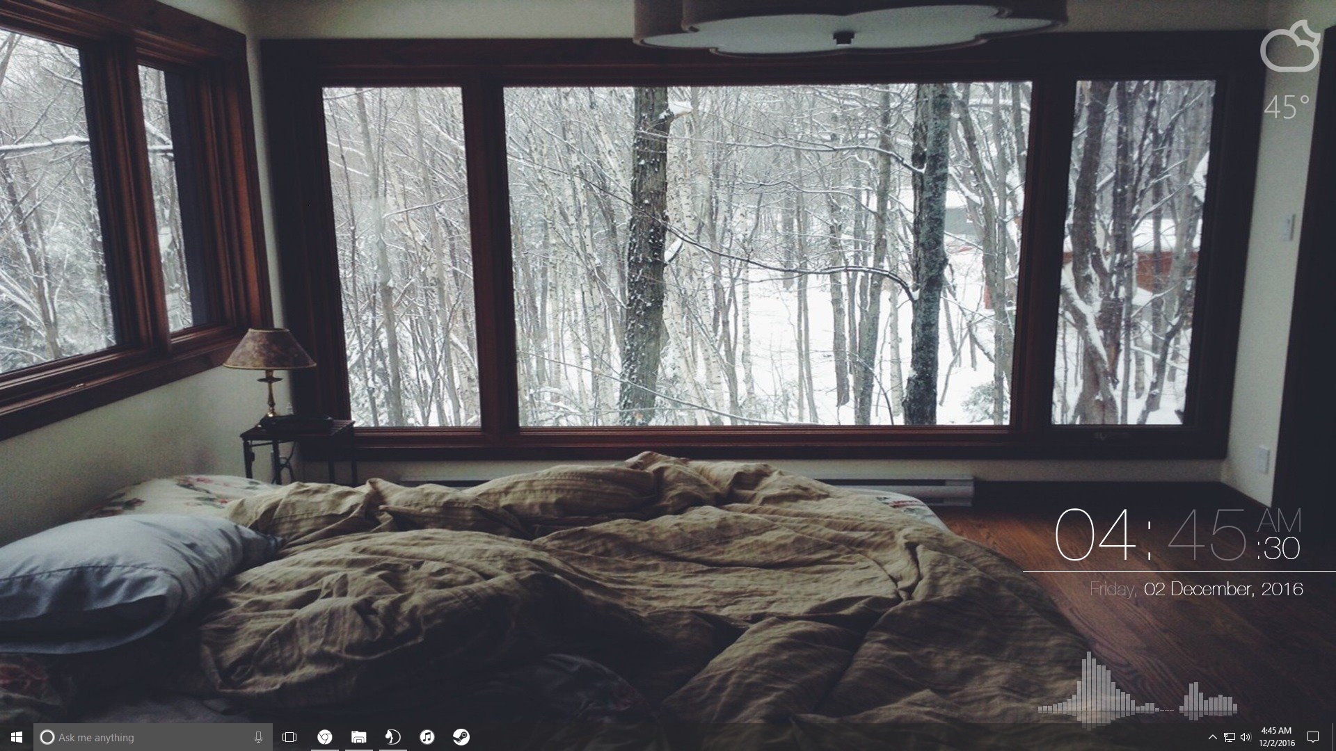 /comfy/ in the winter : r/Rainmeter