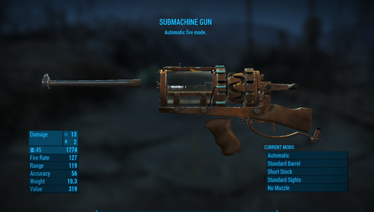 You can create some very INTERESTING weapons with the console commands ...