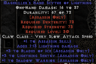Lvl 18 Barb Helm And Lvl 30 Assa Claw? - Topic - d2jsp