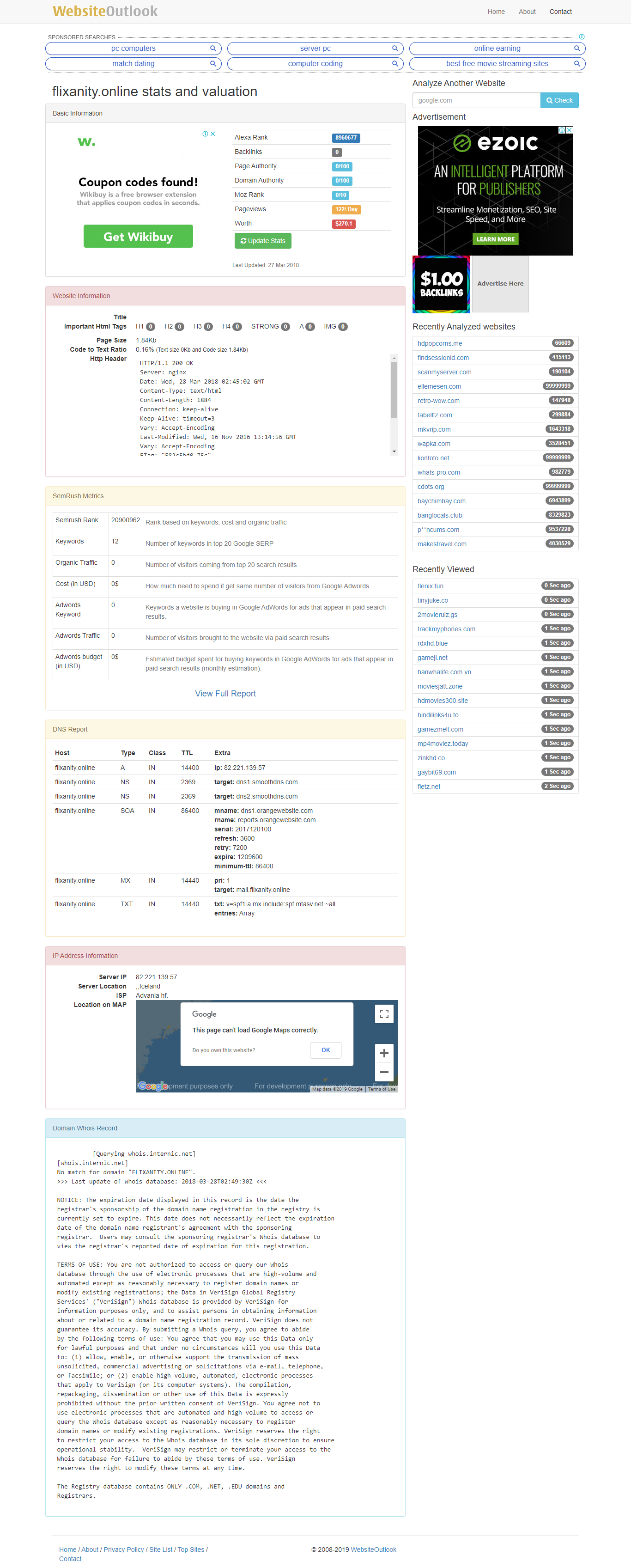 Pornovideoshub Current Traffic Stats And Domain Metrics