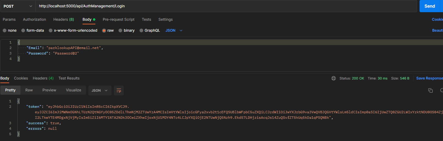 GitHub - JeremyM45/ParkLookupApi