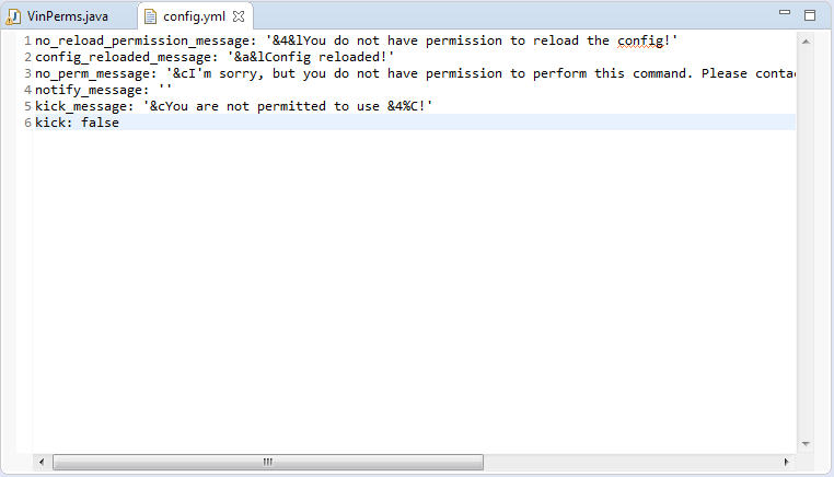 Vin. Permissons | Bukkit Forums