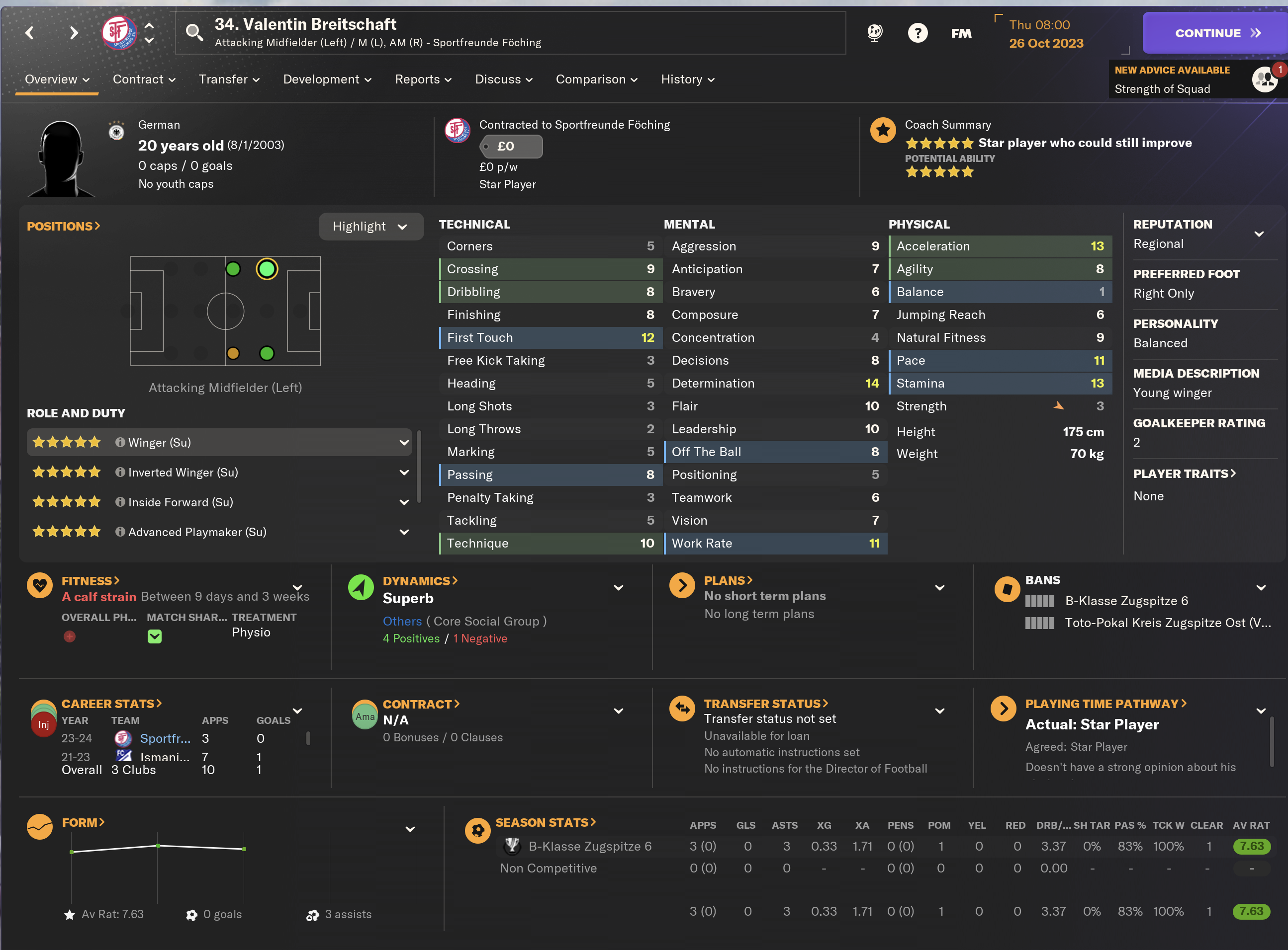 FM 24 - Germany - League 11 to Champions League - FM Career Updates ...