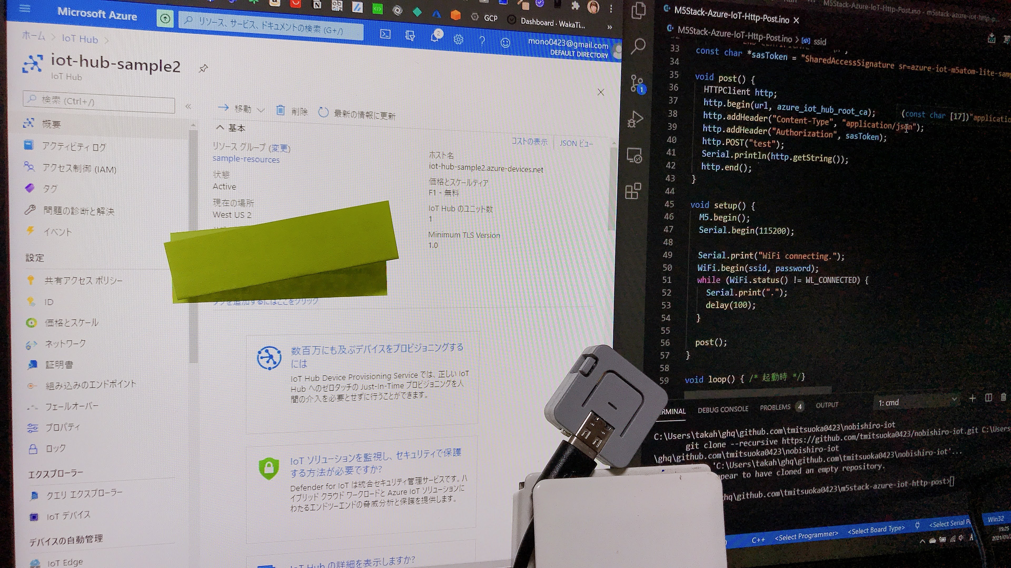 GitHub - mitsuoka0423/m5stack-azure-iot-http-post