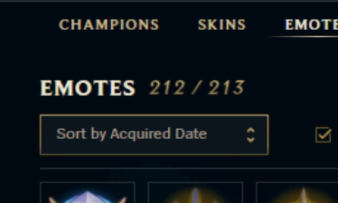 I own every single Emote in the game by spending every event token on ...