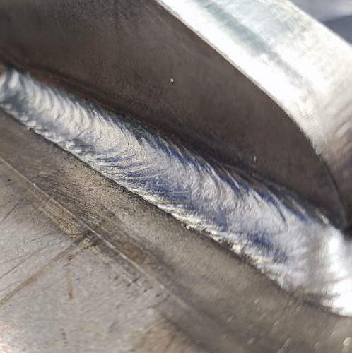 Not me but a mate. Welding for a project and self taught. Any comments ...