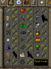 Selling lvl 55 1 def pure Firecape/77 Hunter/80 WC | Sell & Trade Game ...