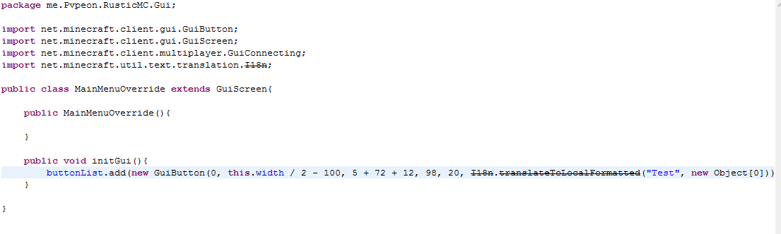 [SOLVED] I wanna edit the main menu with out using any other mod(Just From My Code ...
