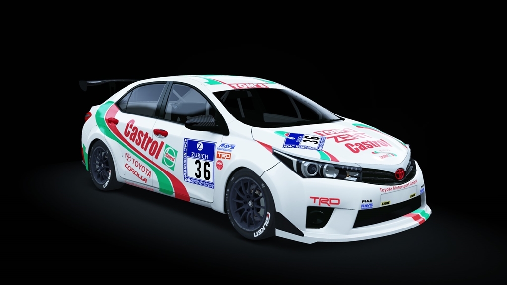 Toyota Altis VLN: Tom's Castrol #36 | OverTake.gg (Formerly RaceDepartment)