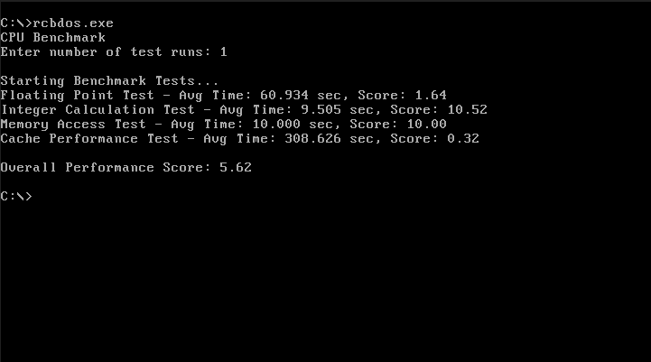 GitHub - rootifera/retrocpu-benchmark: A benchmarking tool for retro CPU's. Available for Win9x ...