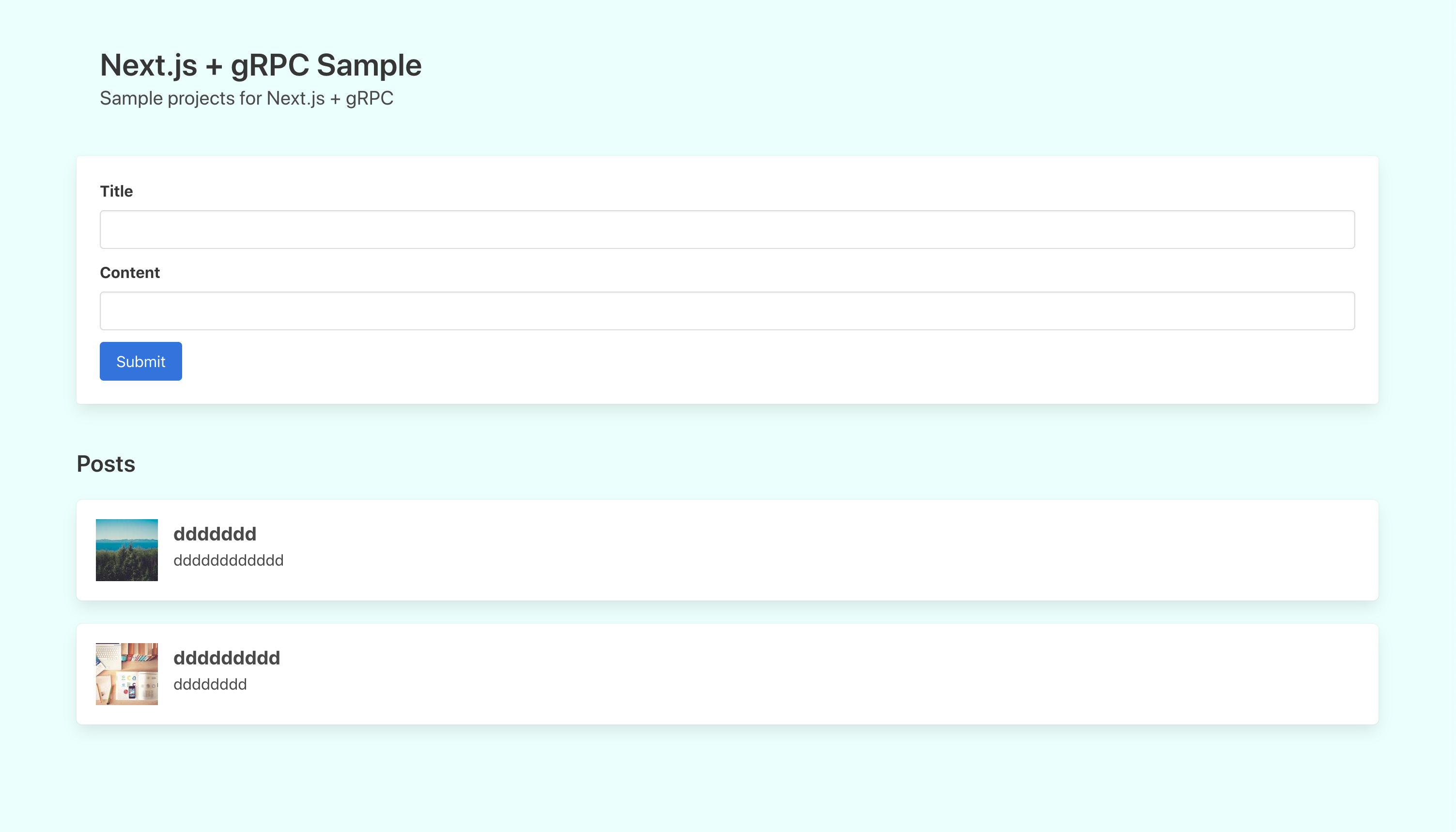 GitHub - kawamataryo/sandbox-for-nextjs-and-grpc: Sandbox for Next.js and gRPC.