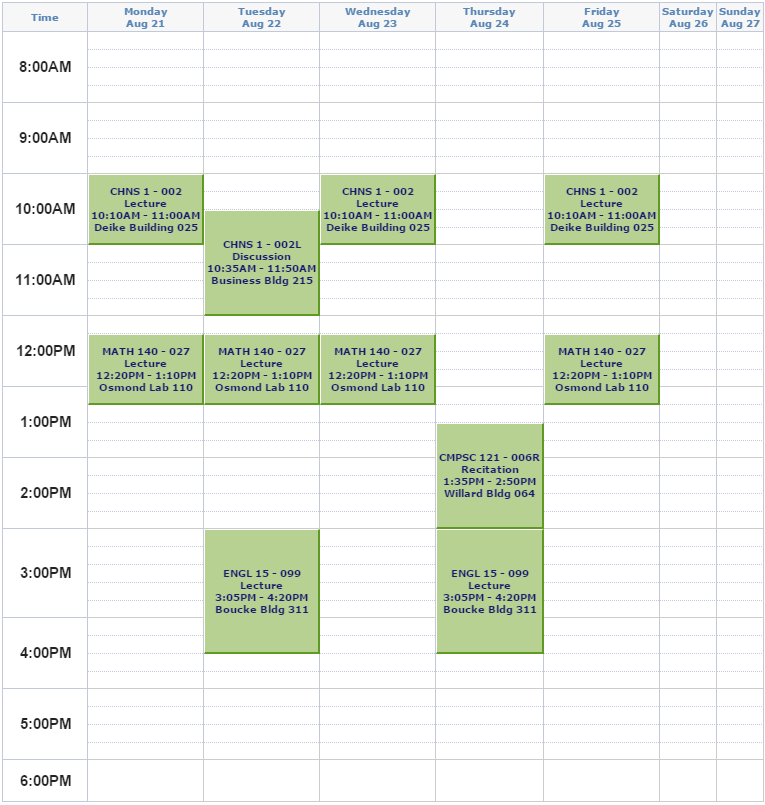 Looking for one more gen ed / rate my schedule : r/PennStateUniversity