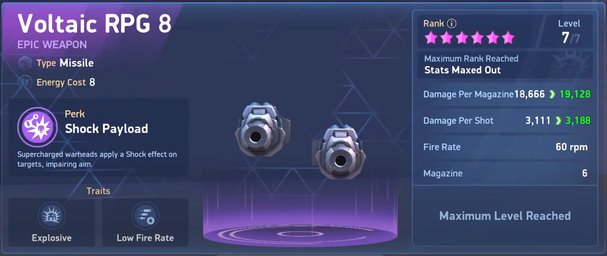 anyone know what are the max stats ? : r/mecharena