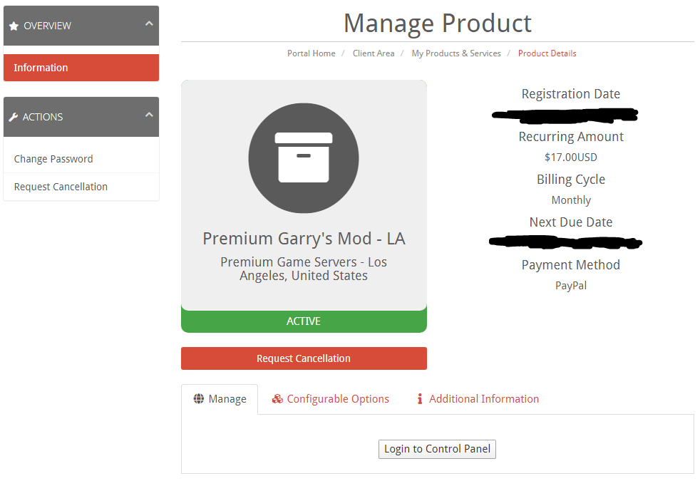 New orders don't use existing account credentials · Issue #7 · OpenGamePanel/OGP-WHMCS · GitHub
