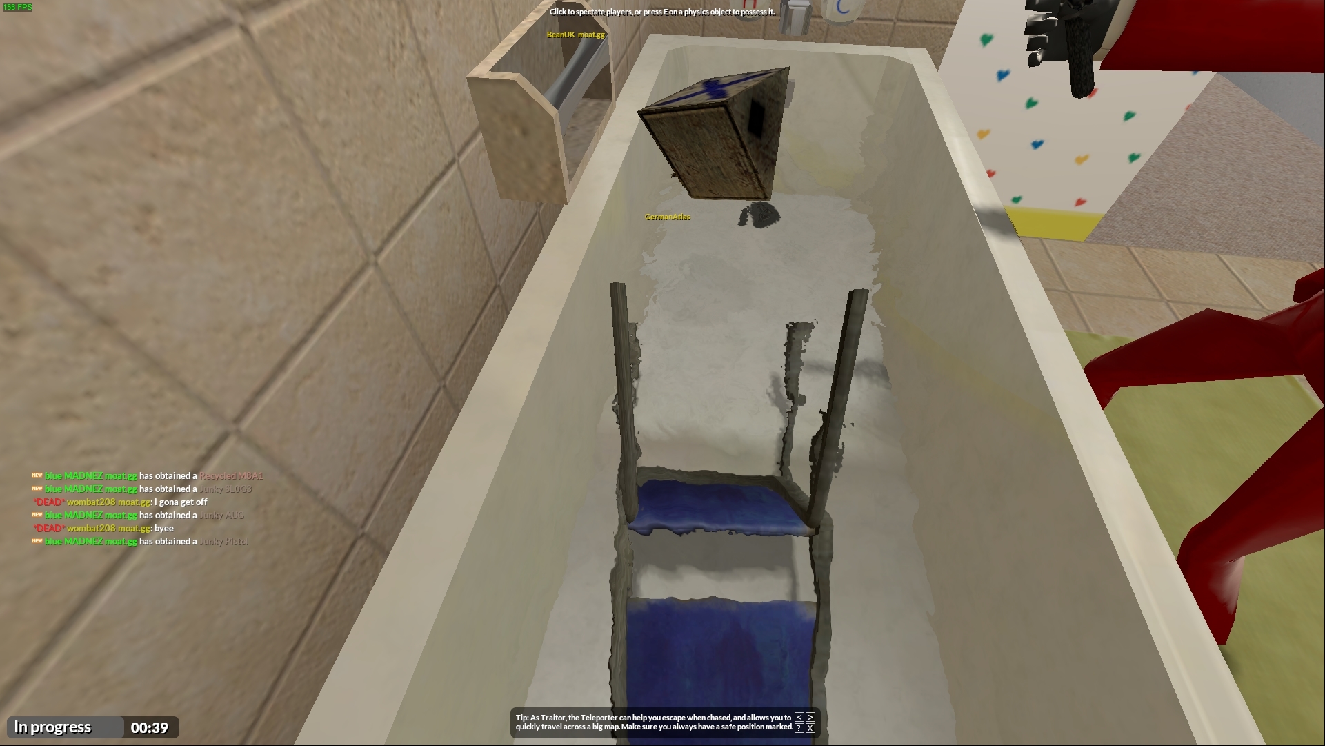 Gmod chair commits bathtub : r/chairsunderwater