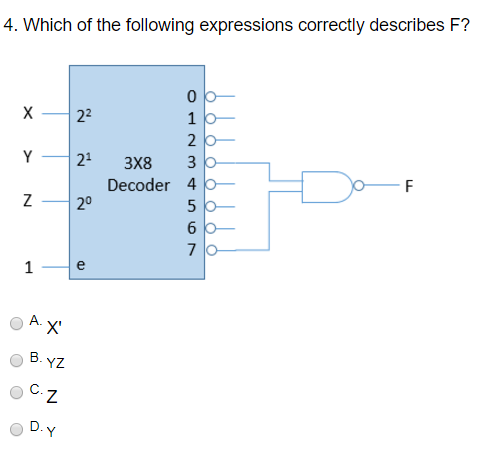 Solved 4. Which of the following expressions correctly | Chegg.com