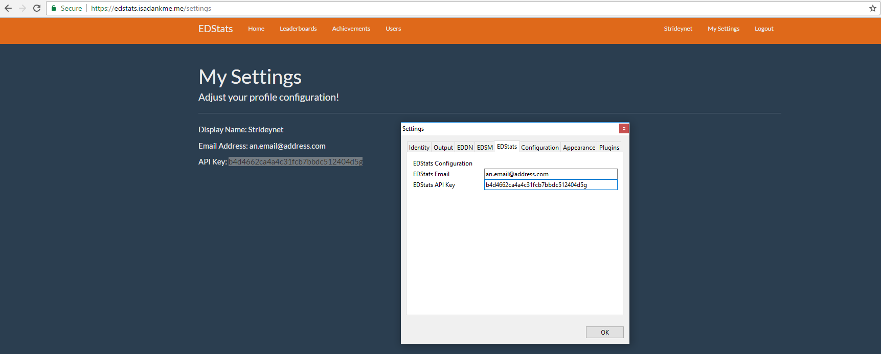 GitHub - strideynet/edstats-edmc-plugin: EDMC Plugin for EDStats website!