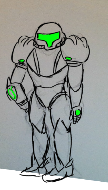 I decided to draw over some of my ZSS school doodles : r/Metroid