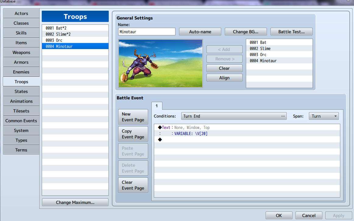 Variable & Damage Formula Help | RPG Maker Forums