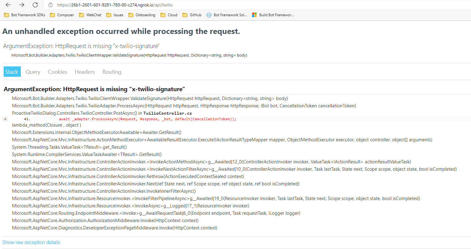 TurnContext is disposed when using TwilioAdapter on Proactive Message · Issue #6202 · microsoft ...