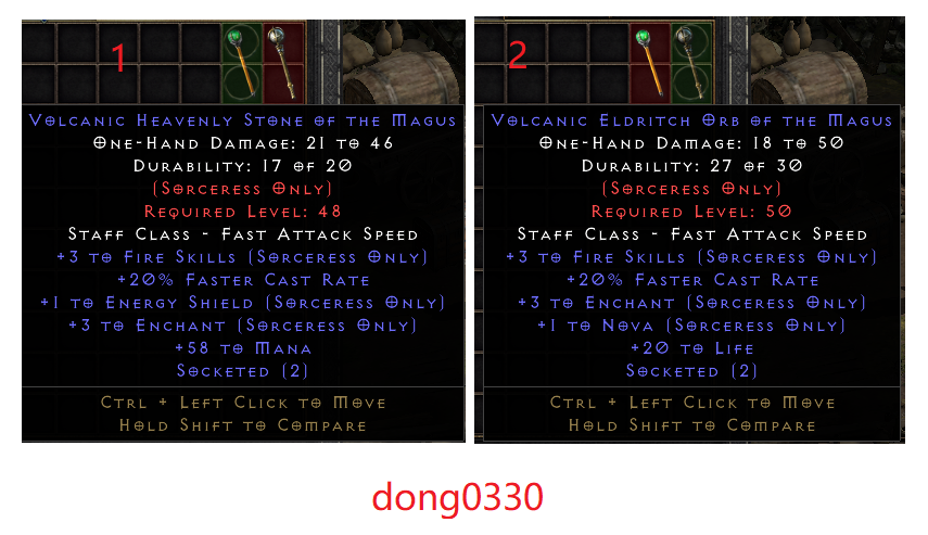 Xh23 Sor Orb 6*enchant 20*fcr 2*sox Life Mana Etc - Topic - d2jsp