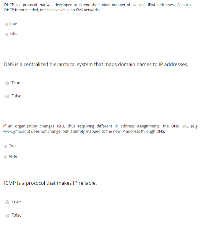 Solved DHCP is a protocol that was developed to extend the | Chegg.com